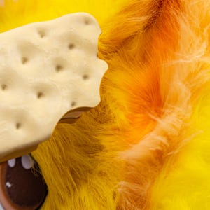 Biscuit Cookie Furry Fursuit Cooler Fan Mini Handheld Rechargeable 3D ...