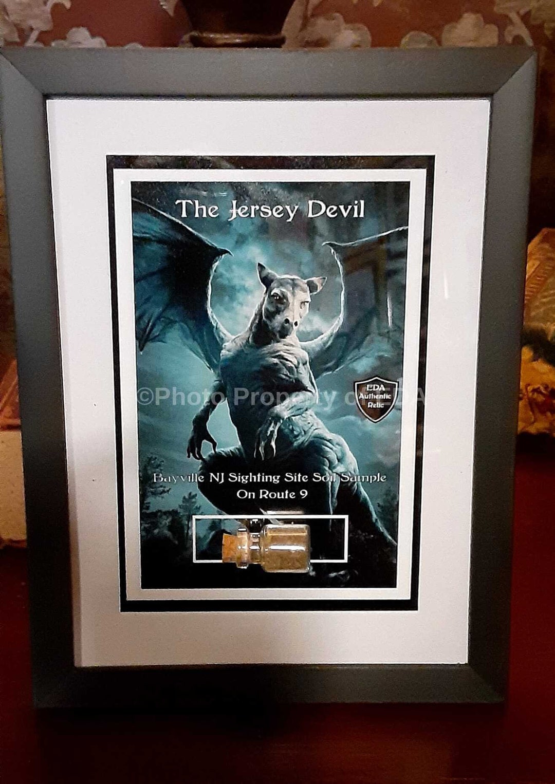 The JERSEY DEVIL Sighting Site Soil Earth Sample Relic Artifact ...