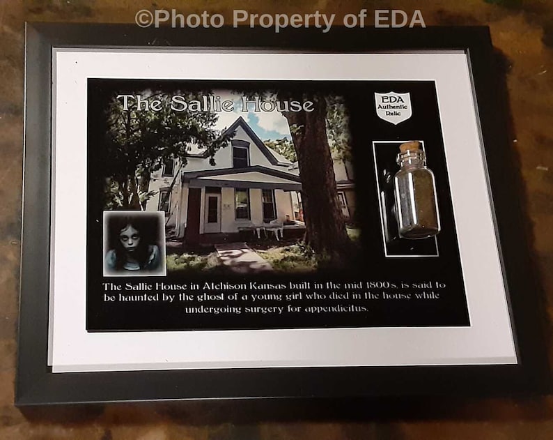 Haunted Sallie House Relic Soil Earth Sample Artifact Framed With COA ...