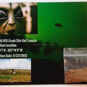 1947 Roswell UFO Crash Site Soil Earth Sample LIMITED EDITION Comes ...
