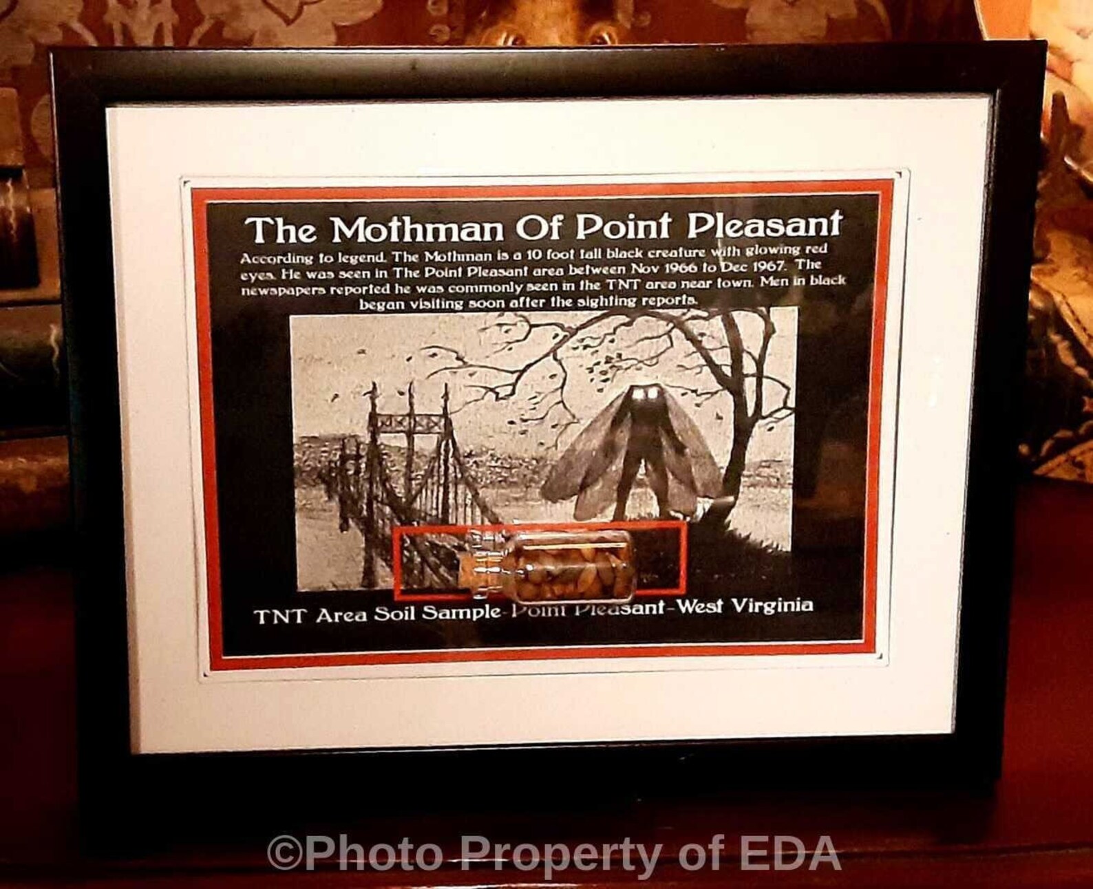 1967 Point Pleasant MOTHMAN TNT Factory Sighting Site Soil Earth Sample ...
