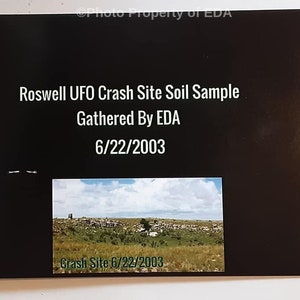 1947 Roswell UFO Crash Site Soil Earth Sample LIMITED EDITION Comes ...