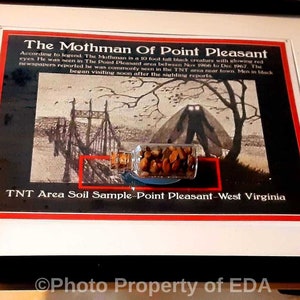 1967 Point Pleasant MOTHMAN TNT Factory Sighting Site Soil Earth Sample ...