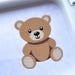 Teddy Bear Machine Embroidery Design 4 Sizes Embroidery File Cute ...