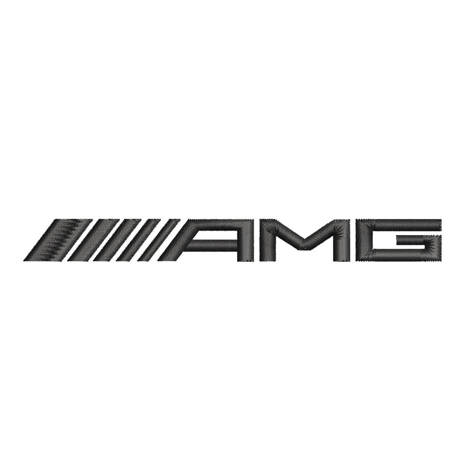 AMG Mercedes Machine Embroidery Logo Badge 3 Sizes Embroidery File ...