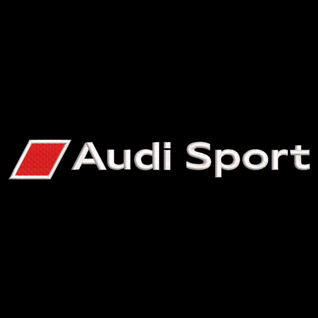 Audi Sport Machine Embroidery Logo Badge 6 Sizes Embroidery File Design ...