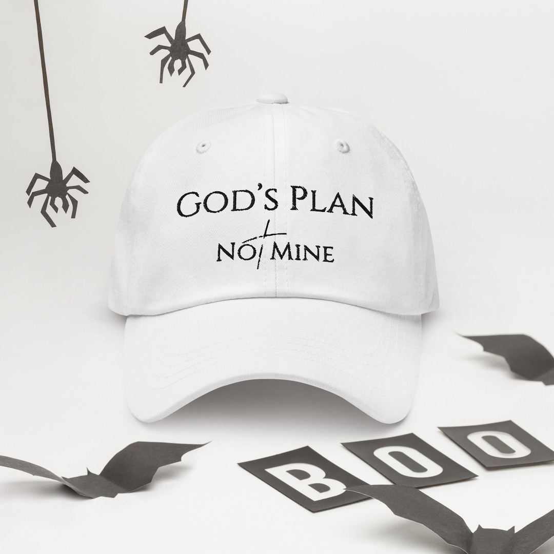 God's Plan Not Mine Dad Hat A Faithful Reminder of Trust and Surrender ...