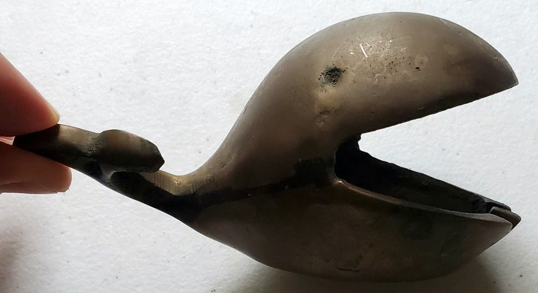 Vintage Brass Whale Ashtray - Etsy