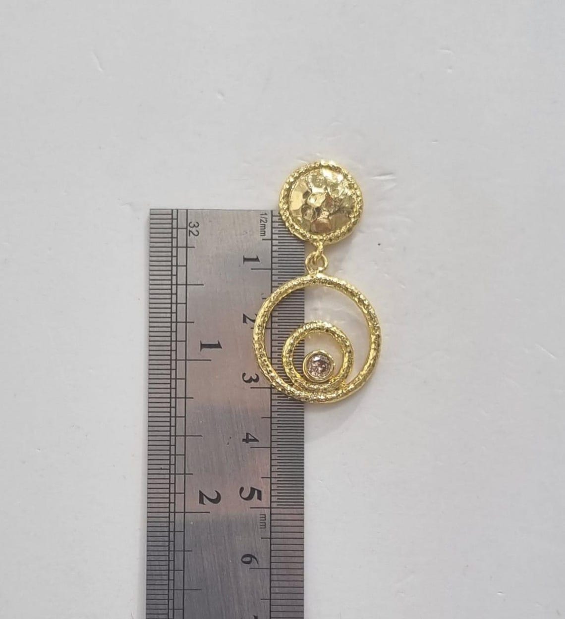 Evil Eye Model Hammer Work and Cubic Zircon Stone - Etsy