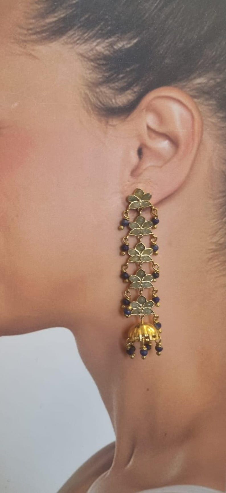 Ottoman Earrings.vintage Earrings,gemstone Earrings,turkish Earrings ...