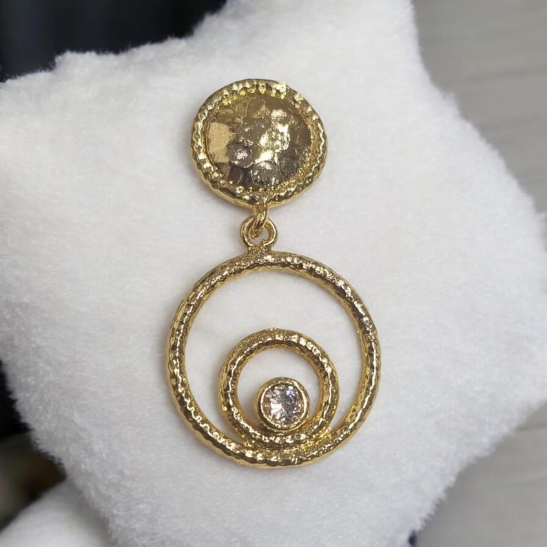 Evil Eye Model Hammer Work and Cubic Zircon Stone - Etsy