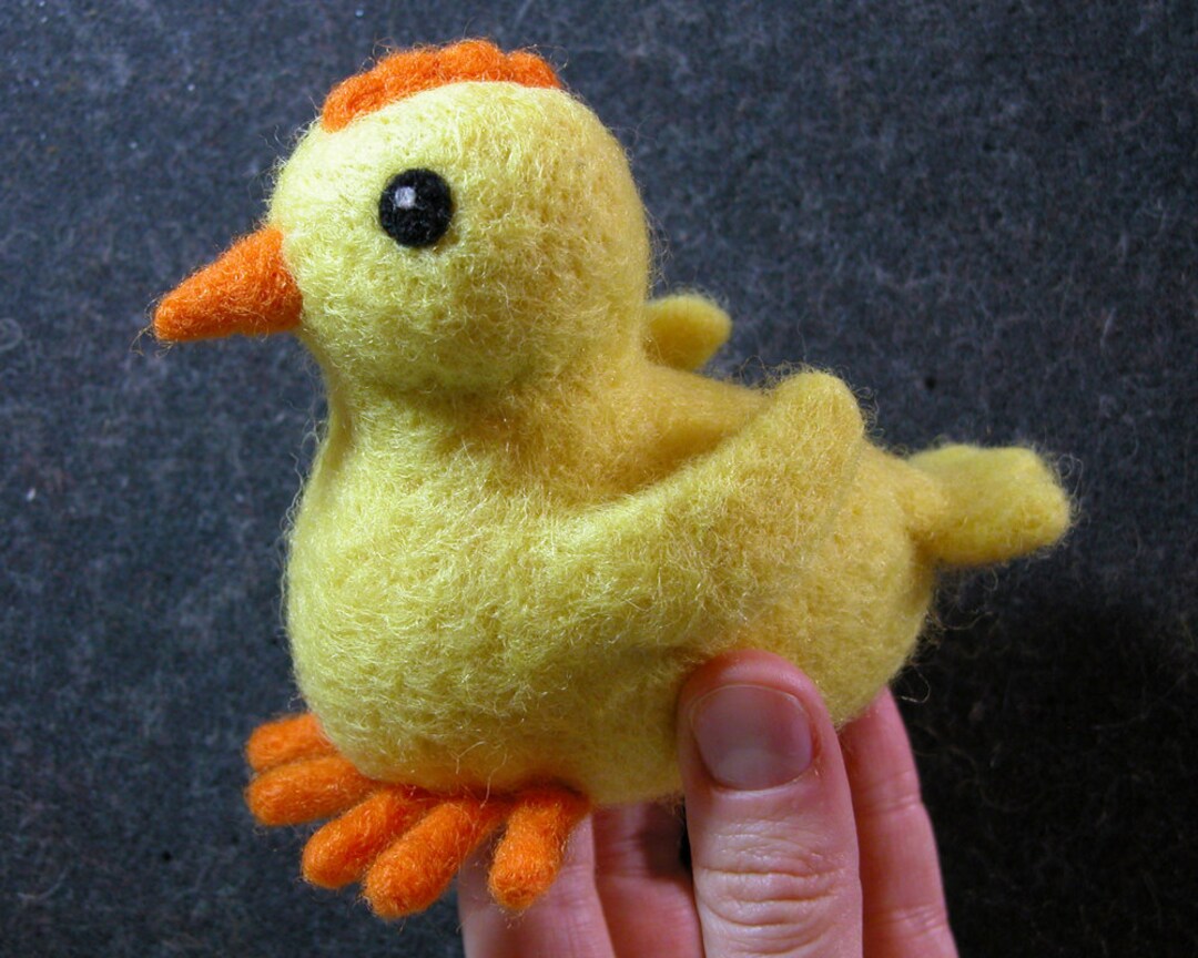 PDF Tutorial How to Make Needle Felted Chicks - Etsy