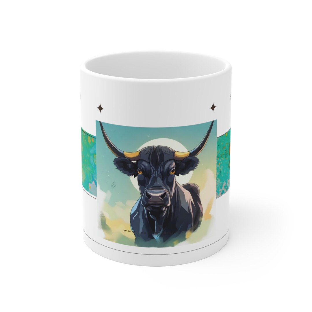 Steer Strong Cow Coffee Mug, Cow Coffee Cup, Coffee Cow Mug, 11oz - Etsy