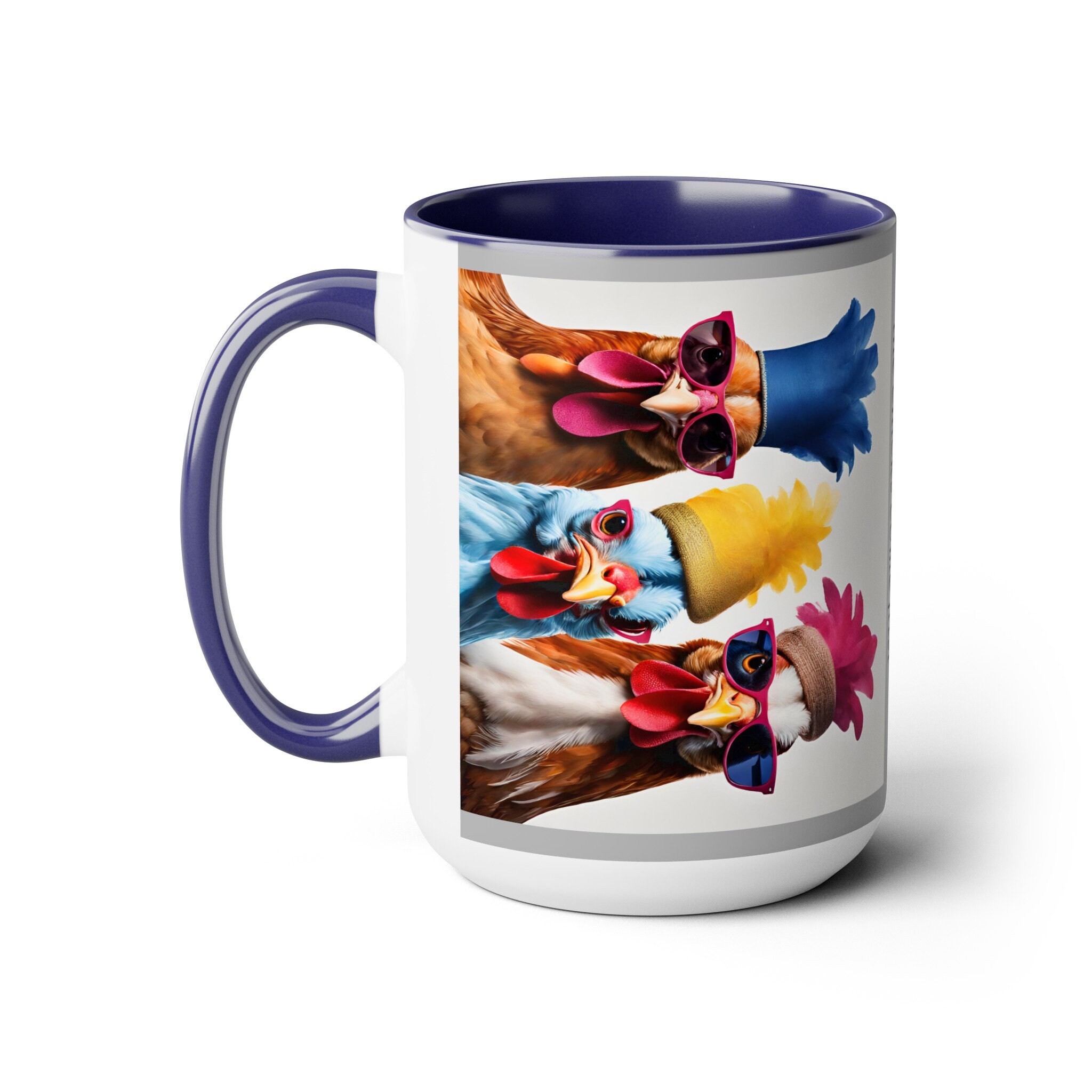 Chicken Coffee Mug the Chicks Come First Mug, Chicken Lover Mug, Two ...