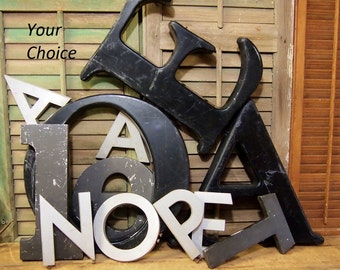 Vintage sign letter | Etsy