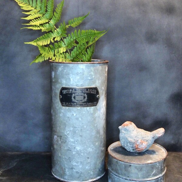 Galvanized Container - Etsy