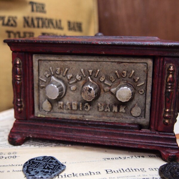 Cast Iron Radio Bank - Etsy