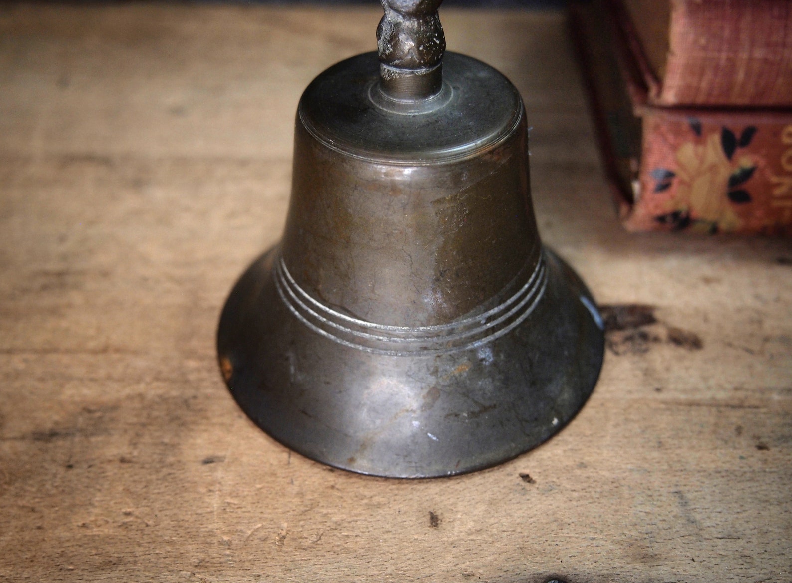 Vintage Brass Ringing Bell Girl With Bonnet Dinner Bell - Etsy