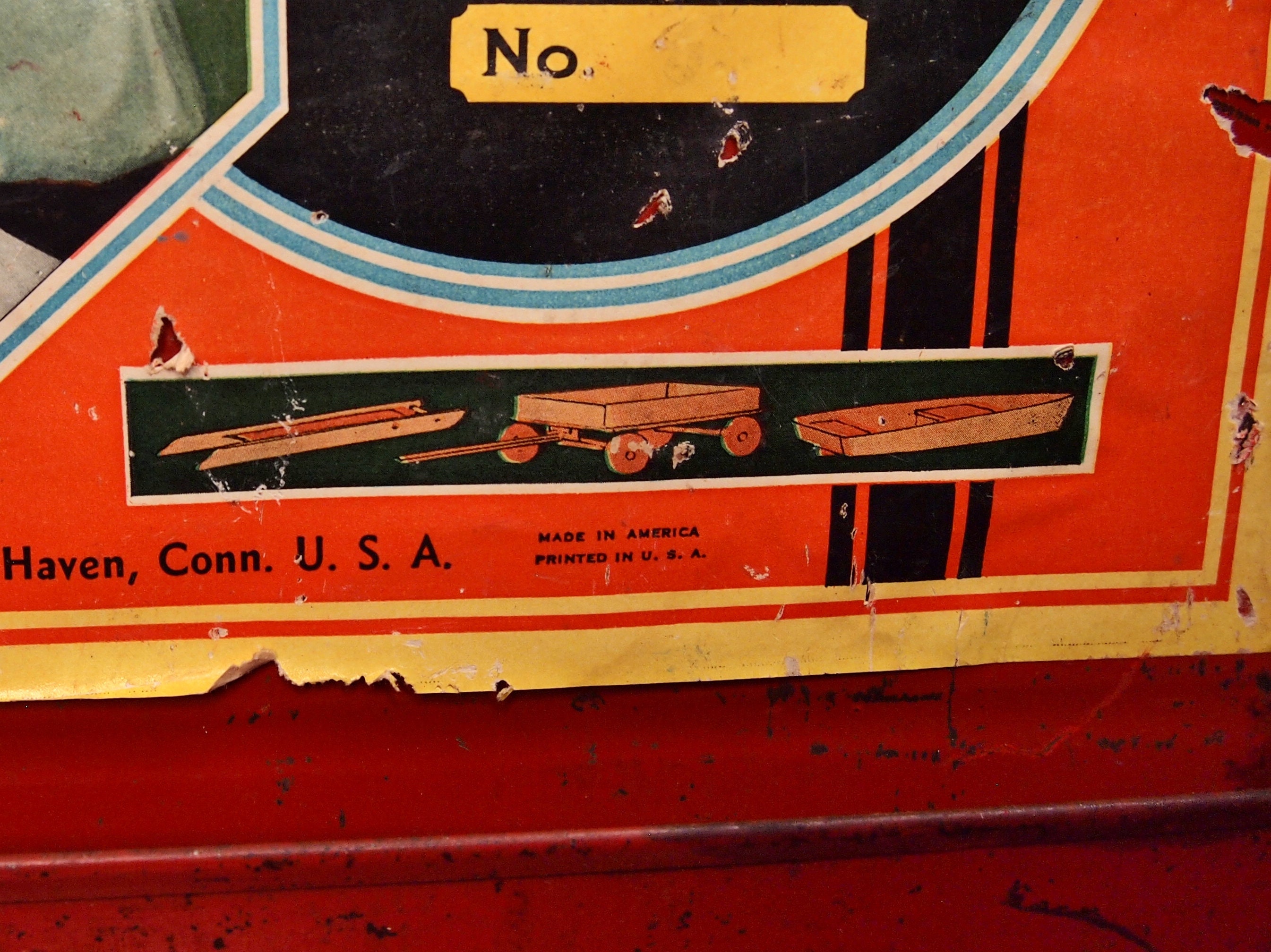 Vintage Red Metal Gilbert Tool Chest Box in Red With | Etsy