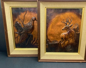 Copper Relief Art - Etsy