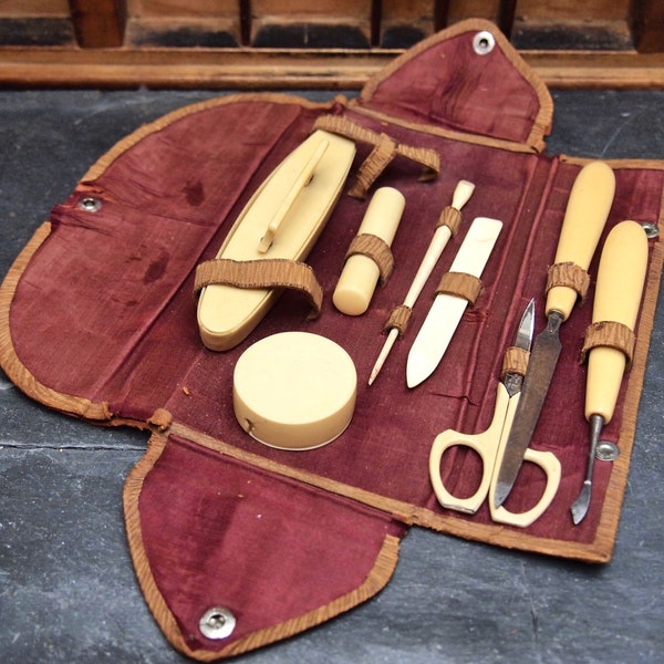 Antique Manicure Set - Etsy