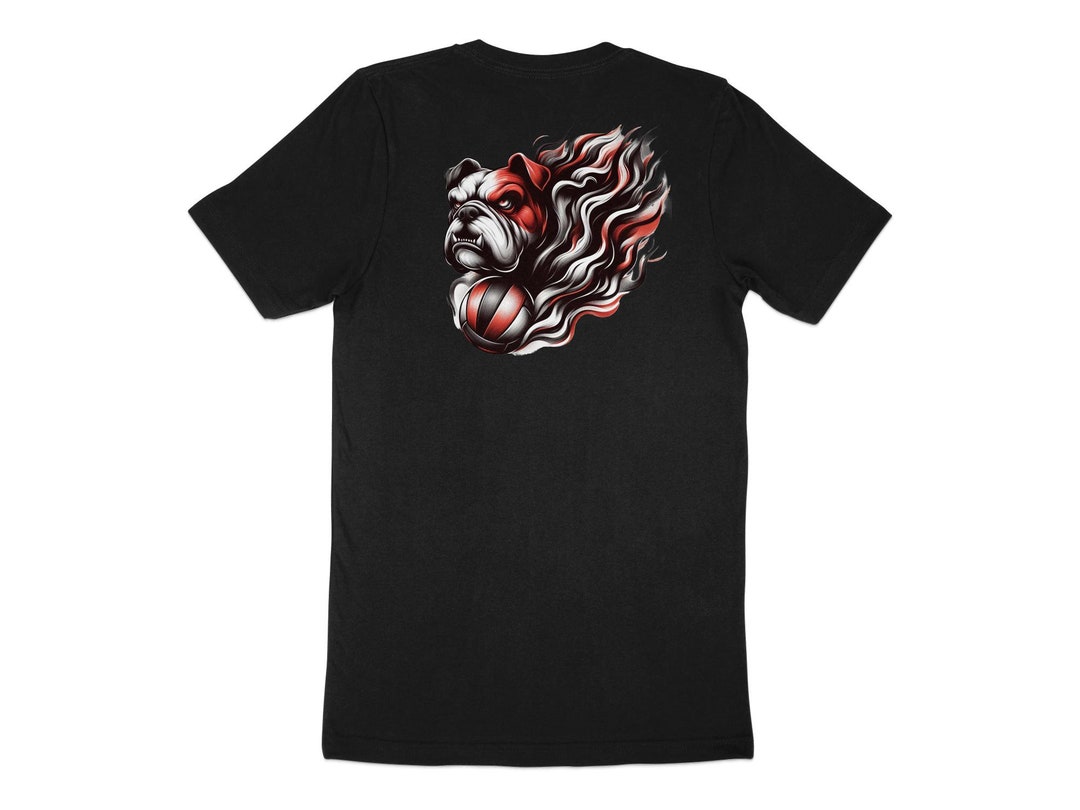 Fierce Bulldog Graphic T-shirt and Gildan Hoodie, Custom Name Option ...