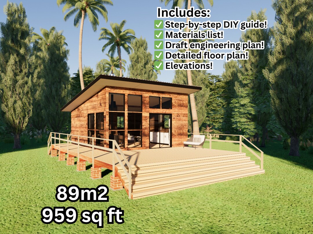 How to Build a Cabin - Step-by-step DIY Guide, Materials List, Draft ...