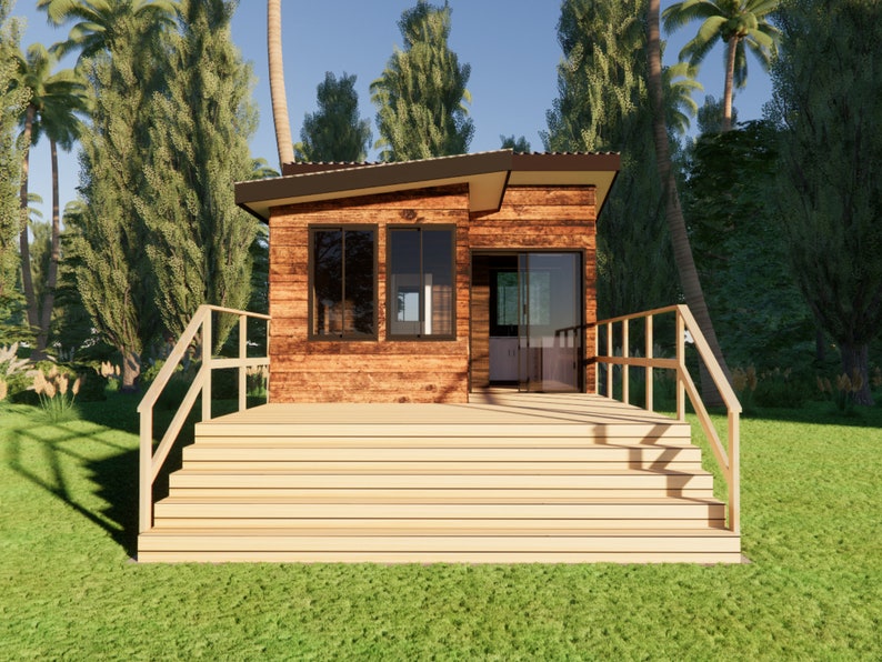 How to Build a Tiny Cabin - Step-by-step DIY Guide, Materials List ...