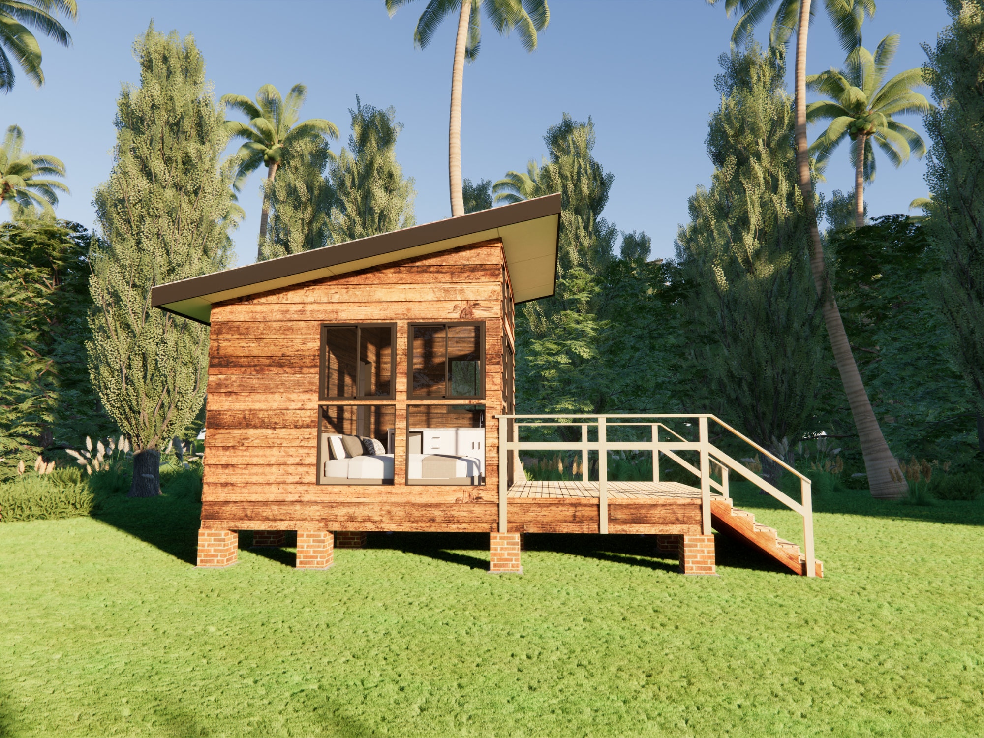 How to Build a Tiny Cabin - Step-by-step DIY Guide, Materials List ...