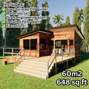 How to Build a Cabin - Step-by-step DIY Guide, Materials List, Draft ...