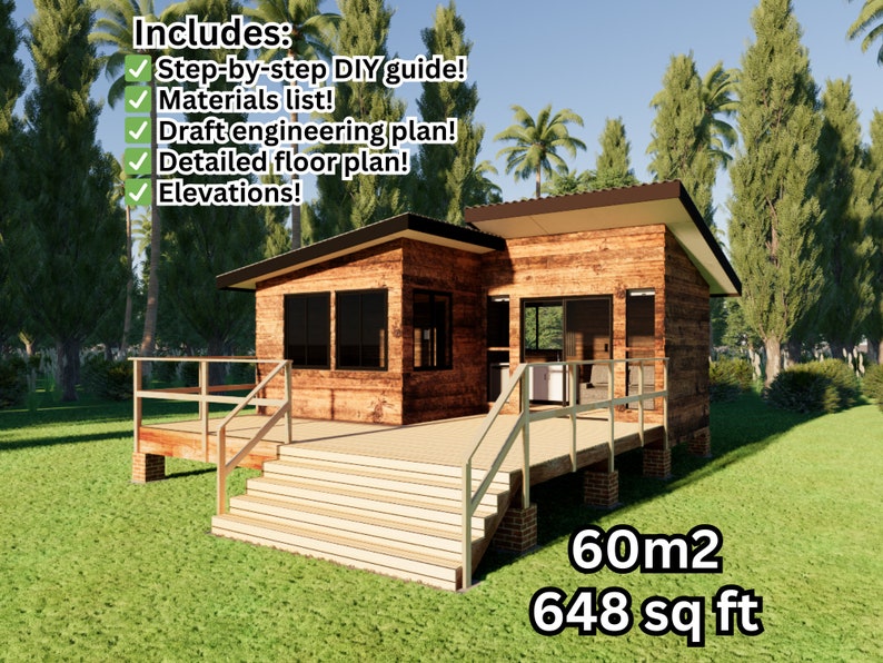 How to Build a Cabin - Step-by-step DIY Guide, Materials List, Draft ...