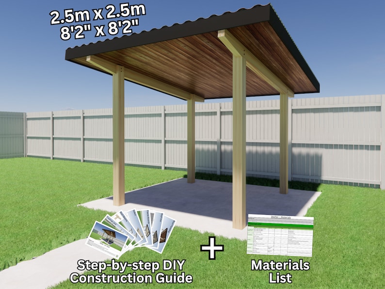 How to Build an Outdoor Shelter - Step-by-step DIY Construction Guide ...