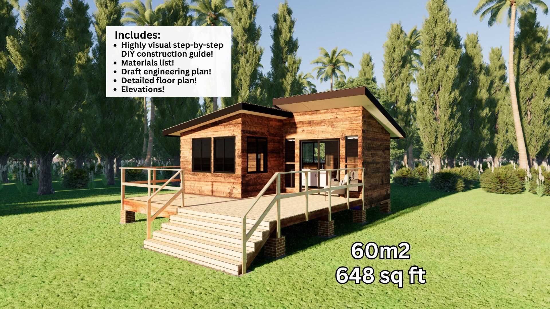 How to Build a Cabin Step-by-step DIY Guide, Materials List, Draft ...