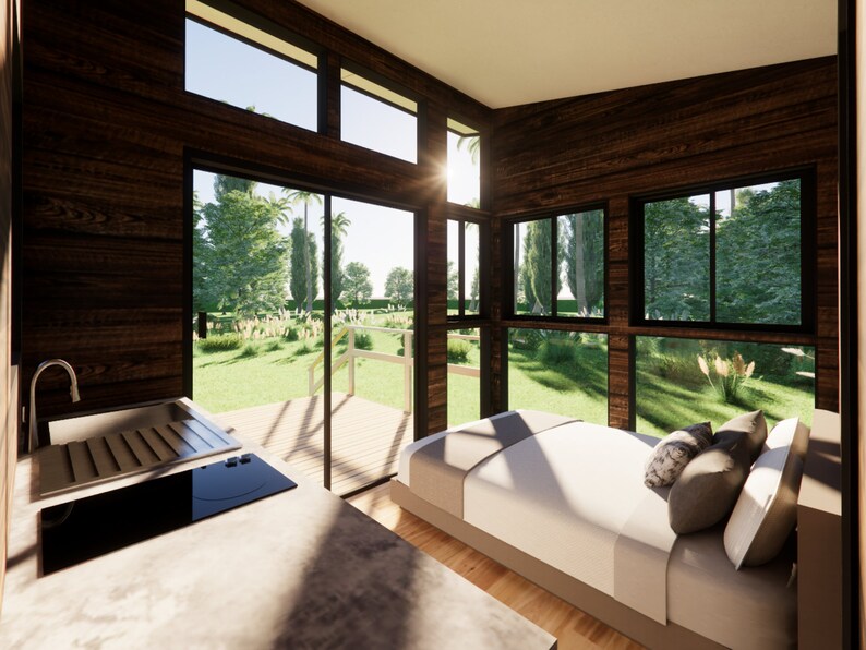 How to Build a Tiny Cabin Step-by-step DIY Guide, Materials List, Draft ...