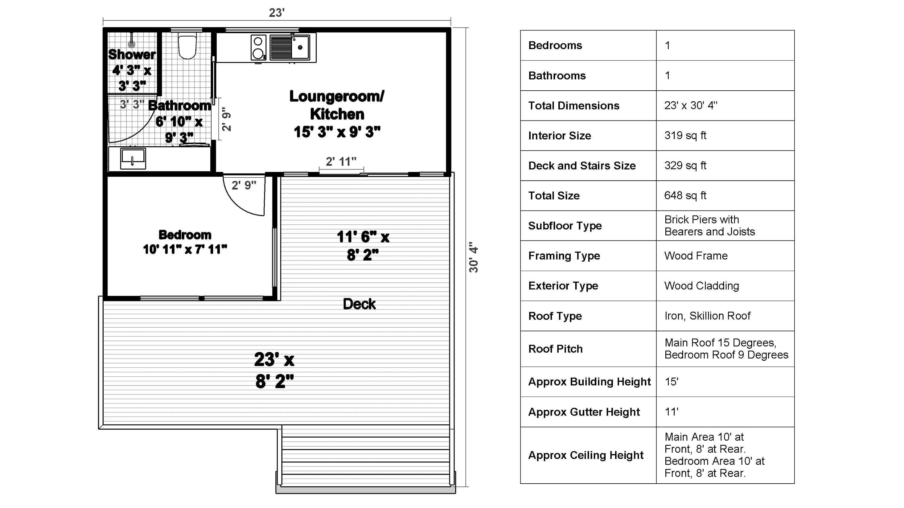 DIY Plans 60m2 648 Sq Ft Small Cabin L-shape Draft Engineering Plan ...