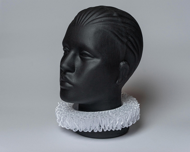 Elizabethan Collar - Neck Ruff - White Lace - Etsy