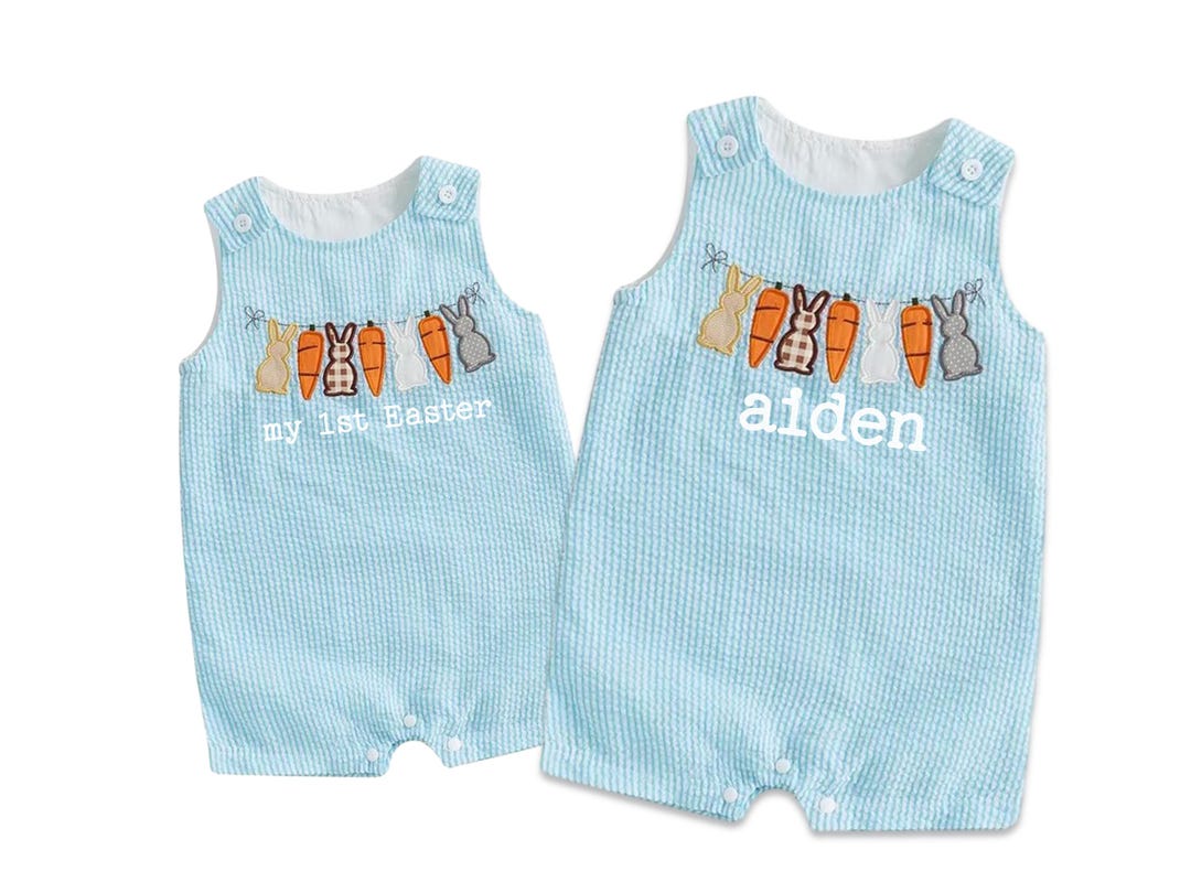 Baby Boy Easter Outfit Personalized Newborn Baby Boy Easter Baby Boy ...