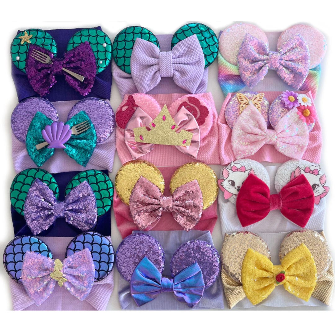 Minnie Mouse Ears for Baby Mouse Ear Headband Infant Minnie Mouse Ears ...