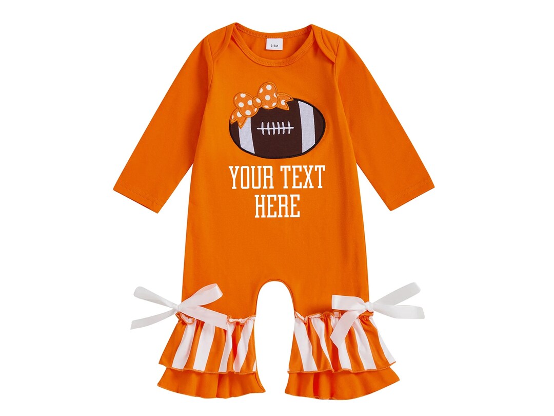 Baby Girl Football Outfit Game Day Baby Football Shirt Baby Football ...