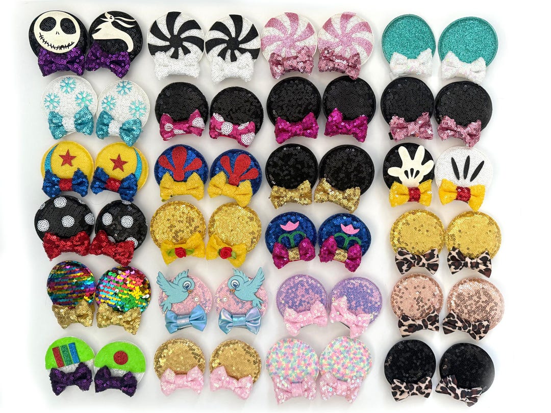 Mouse Ear Clips for Toddler Halloween Mouse Ear Halloween Mouse Ears ...