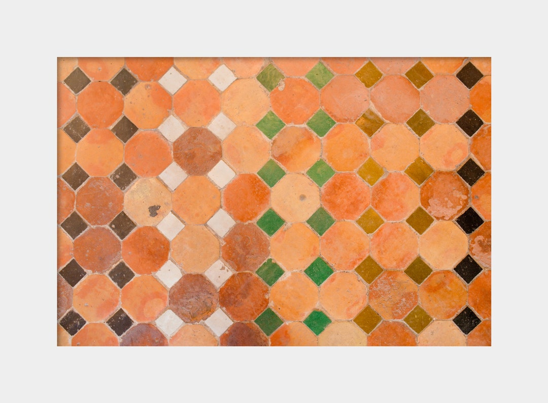 Moroccan Tile Art Mosaic Tile Art Marrakech Photo Abstract - Etsy