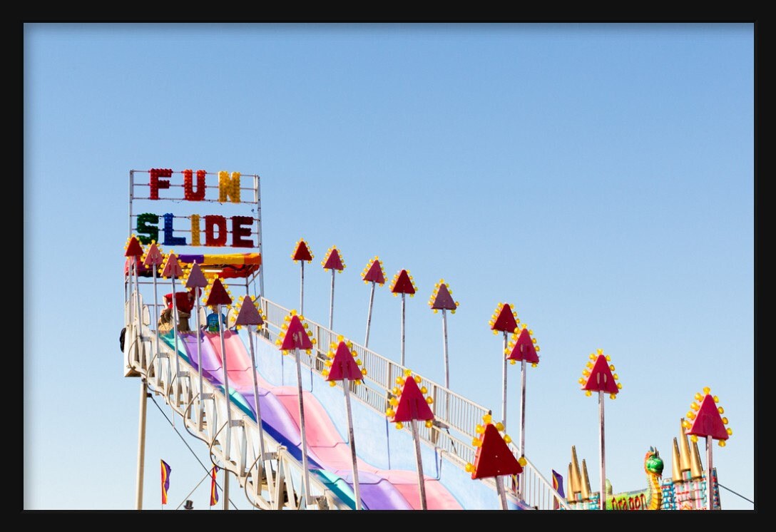 Fun Slide Photo Carnival Photo Carnival Wall Art Playroom - Etsy