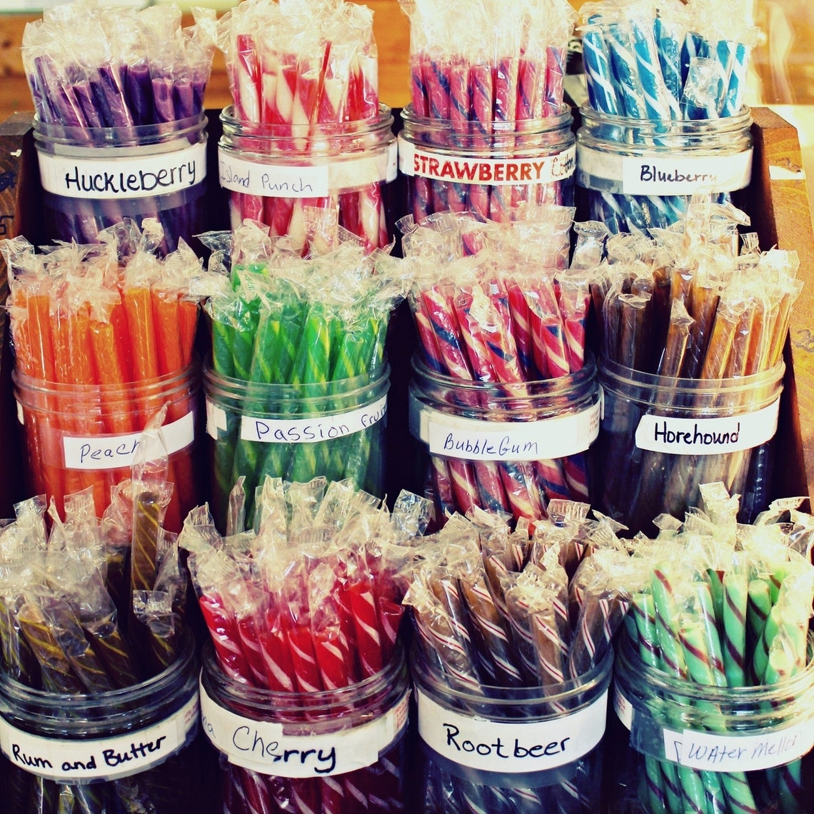 Stick Candy Photograph, Colorful Candy Art, Sweet Treat Photo, Shabby ...