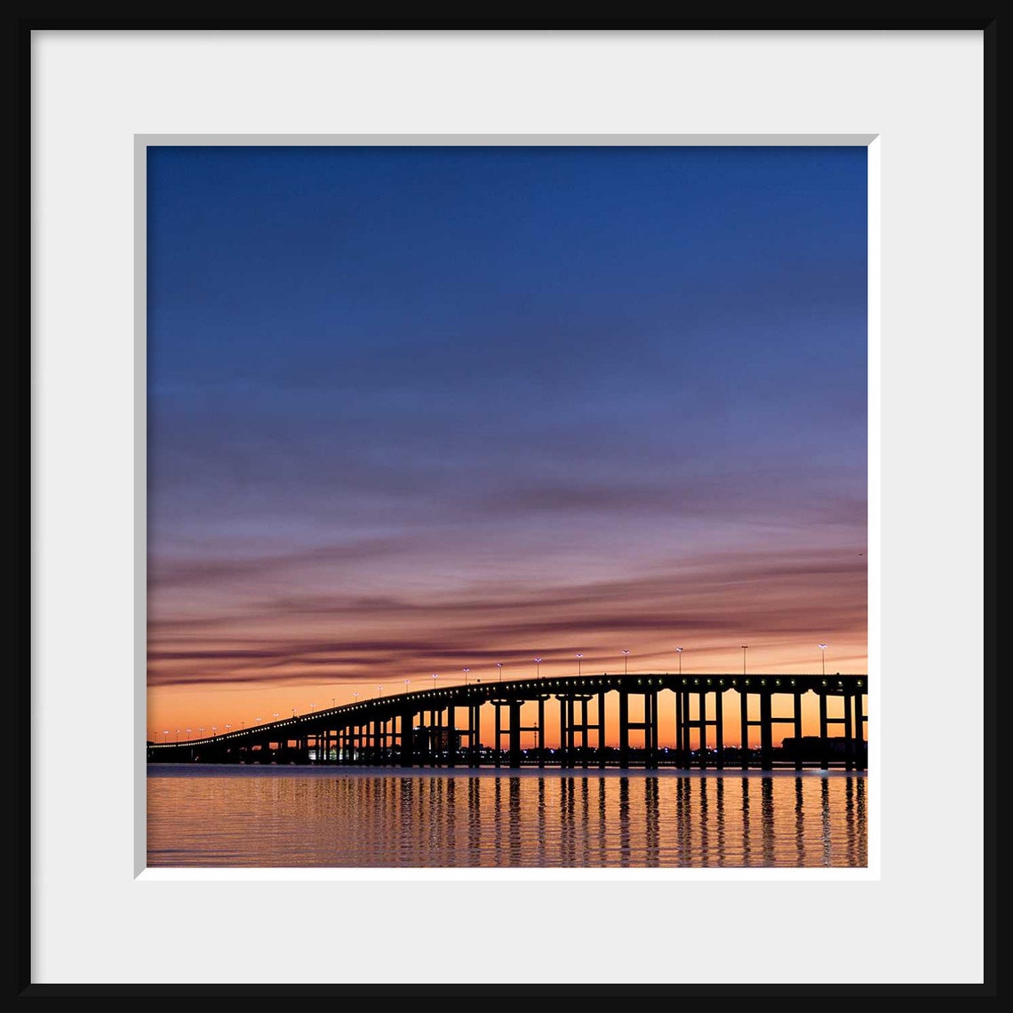 Ocean Springs Bridge Photo: Mississippi Gulf Coast Beach Art - Etsy