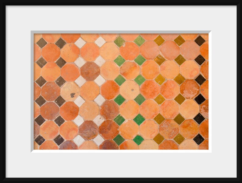 Moroccan Tile Art Mosaic Tile Art Marrakech Photo Abstract | Etsy