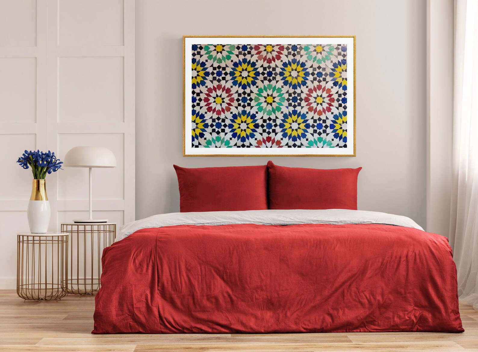 Moroccan Tile Print Mosaic Tile Photo Moroccan Decor - Etsy