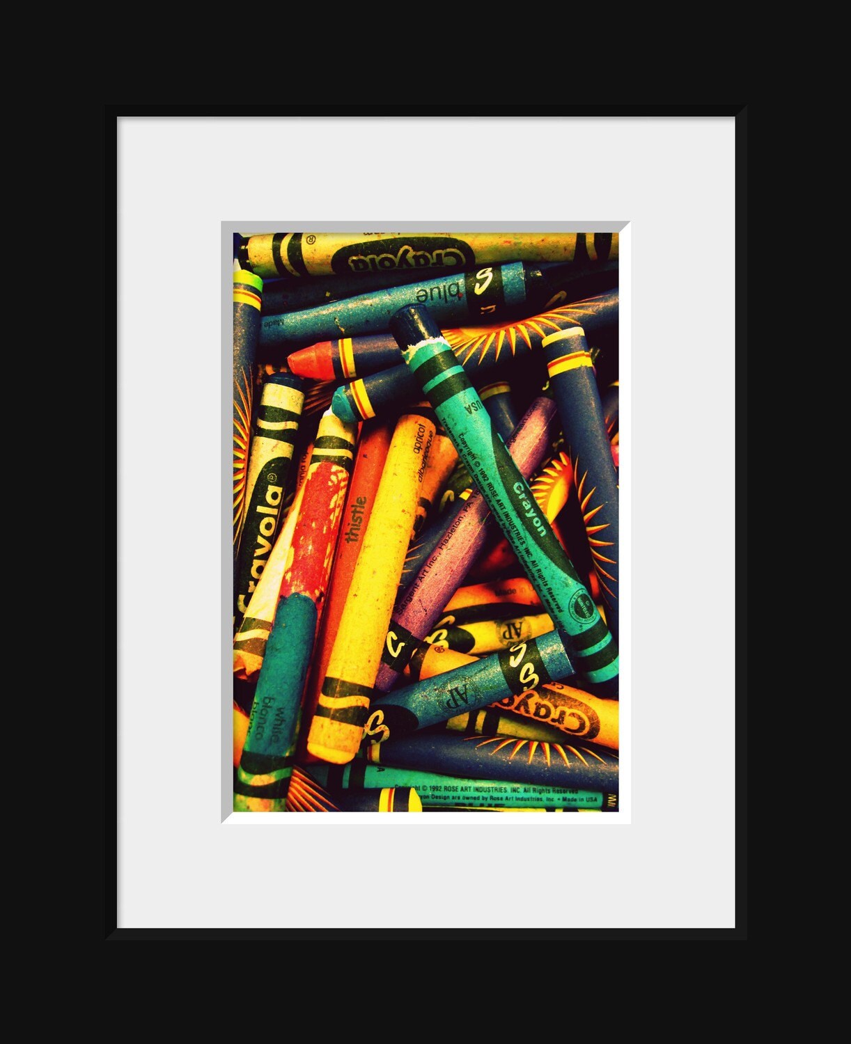 Colorful Crayon Photo Print: Playroom, Classroom Wall Art - Etsy