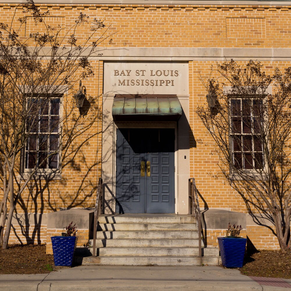 Bay St. Louis Post Office Photo: Mississippi Architecture Print - Etsy