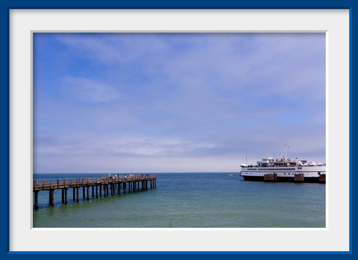 Martha's Vineyard Ferry Photo, Oak Bluffs Photo, Oak Bluffs Art, Blue ...