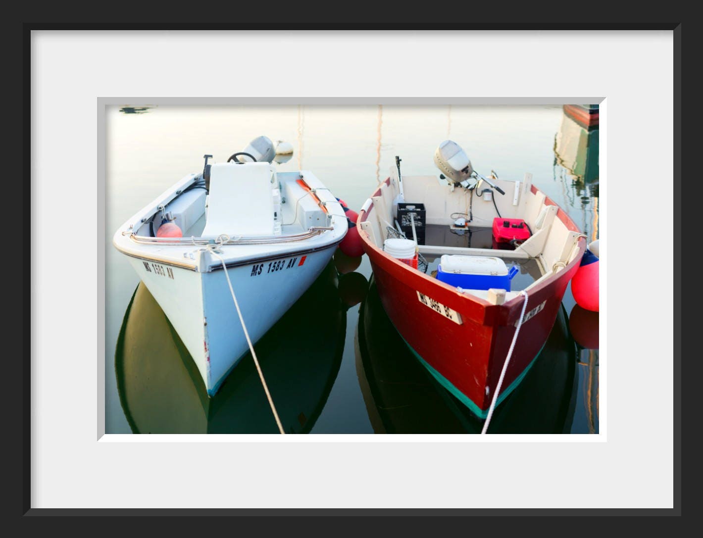 Two Boats Photo, Boat Photograph, Cape Cod Boat Art, Dinghy Photo ...